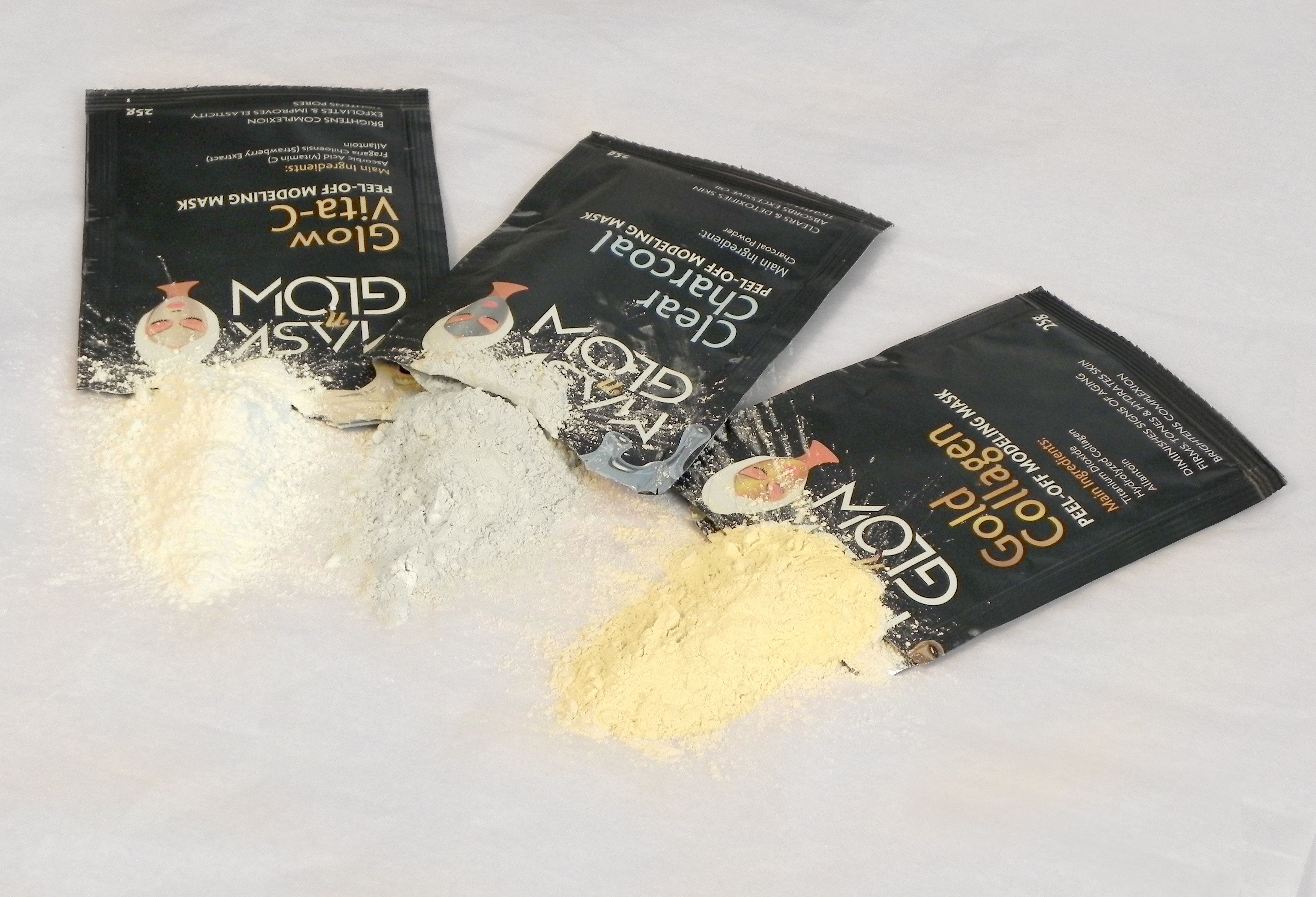 MaskNGlow Modeling Peel Off Mask Spa Set "Rubber Mask" with Bowl & Spatula